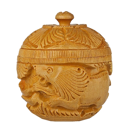 Wooden Sindoor Box (Product Code 1376) at Rs 261.00